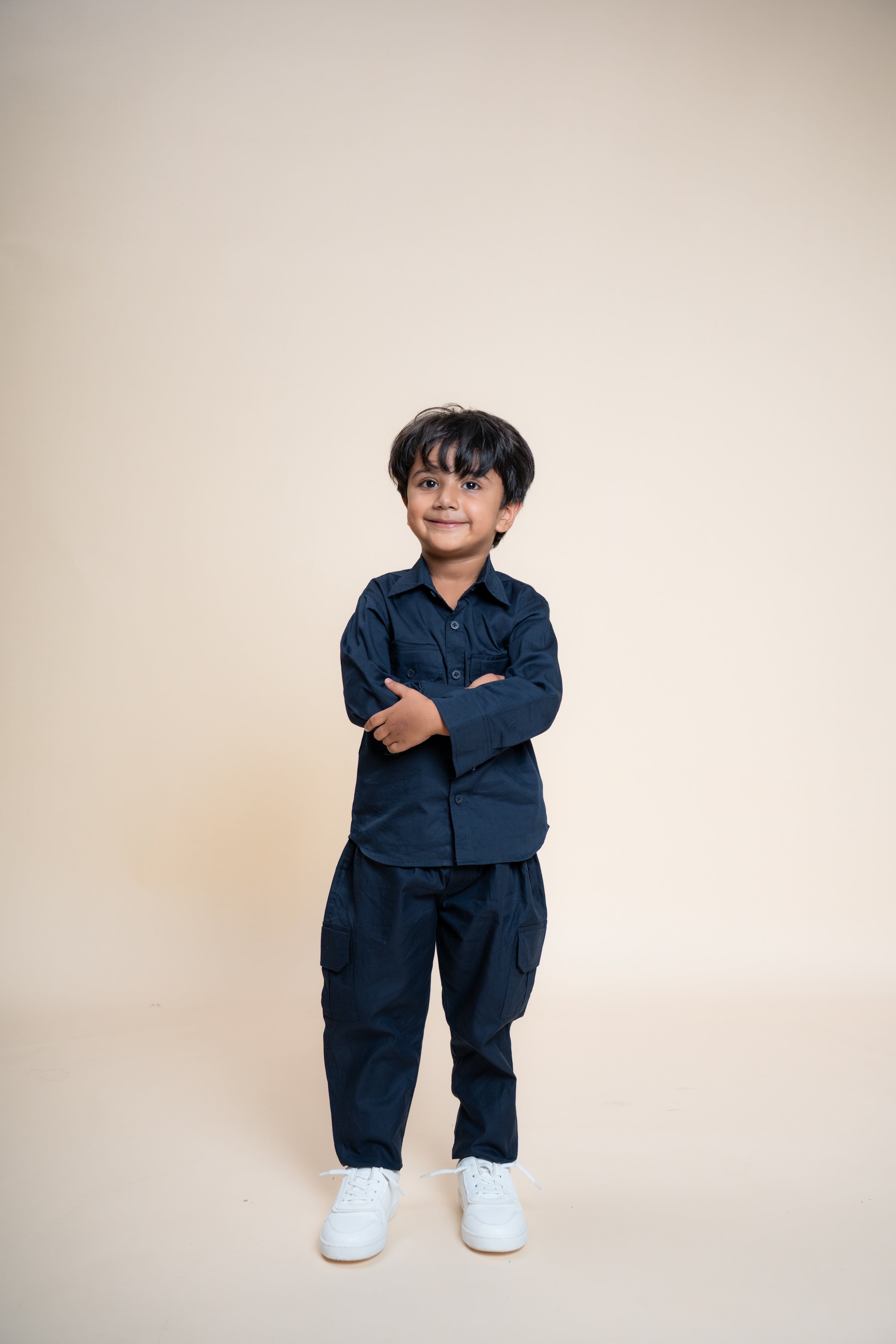 Explorer Cargo Shirt - Navy – Loomkins